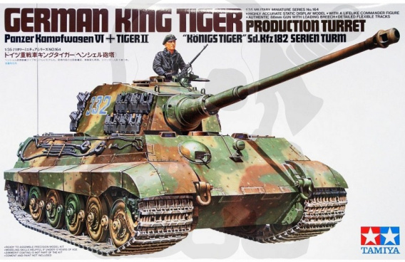 Battle-Models > 1:35 Tamiya 35164 King Tiger Prod. Turret